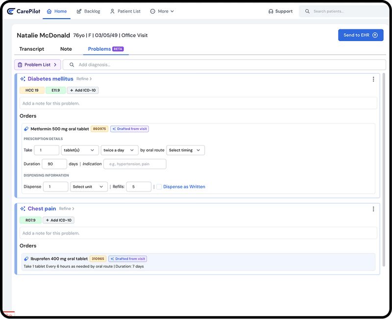CarePilot AI | Go be a doctor.